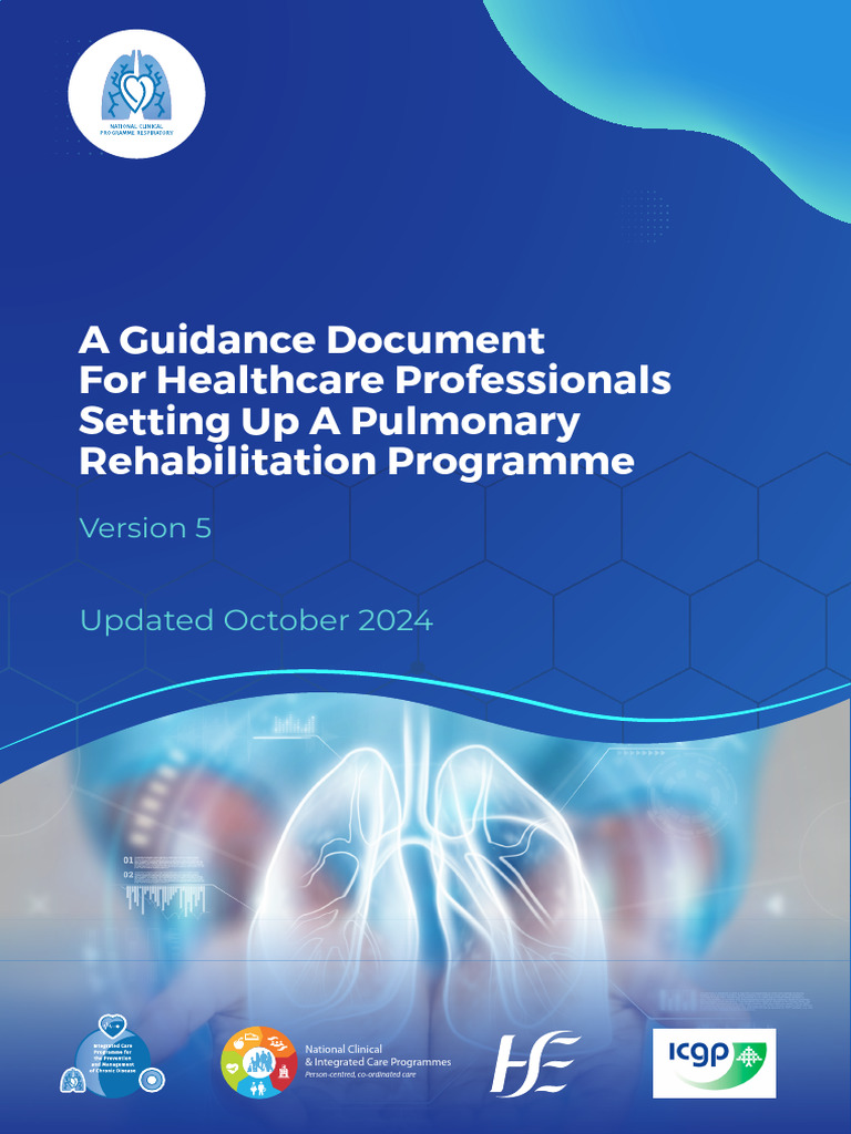Hse Guidance Document On Pulmonary Rehabilitation | PDF | Chronic ...