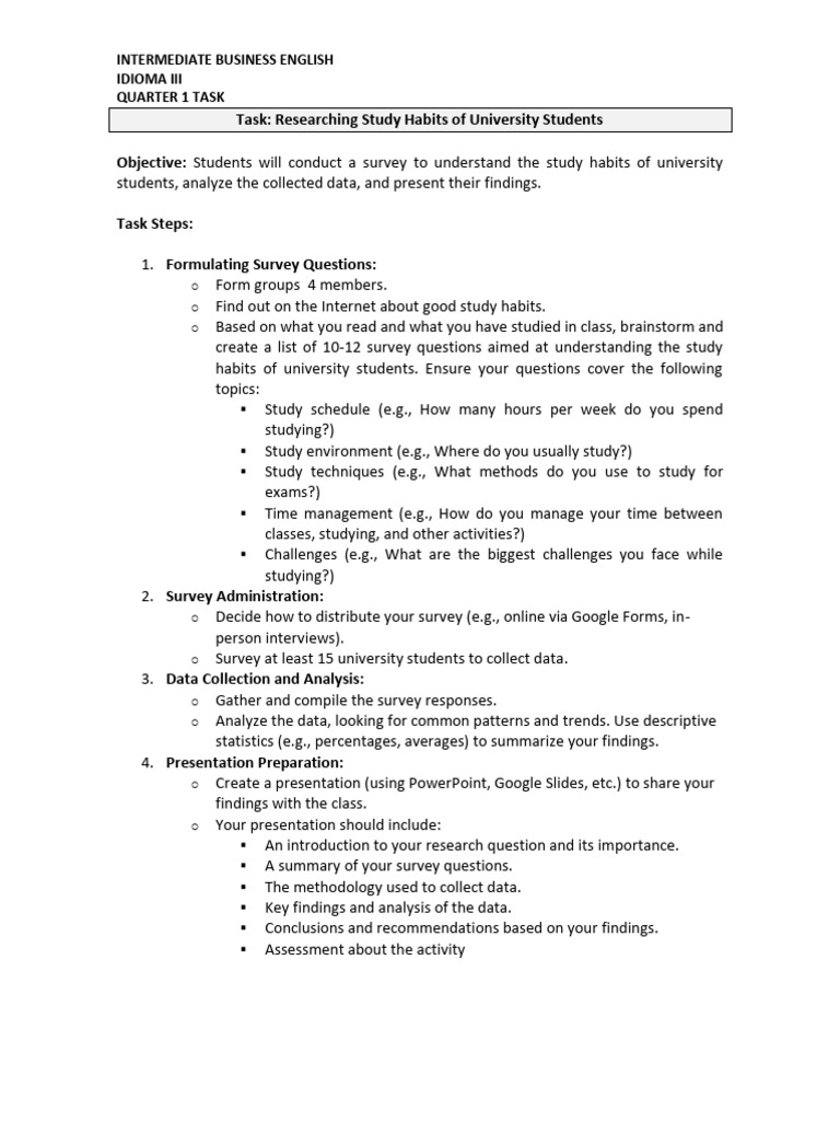Task Intermediate 864235535 | PDF | Data | Statistics