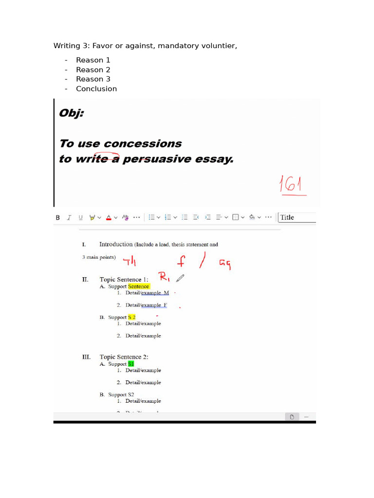 Writing 3 | PDF | Reason | Volunteering