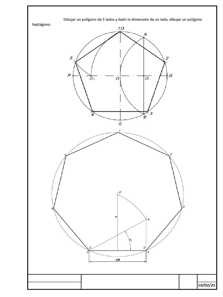 Lámina - Nº4 - Construcción Poligono | PDF