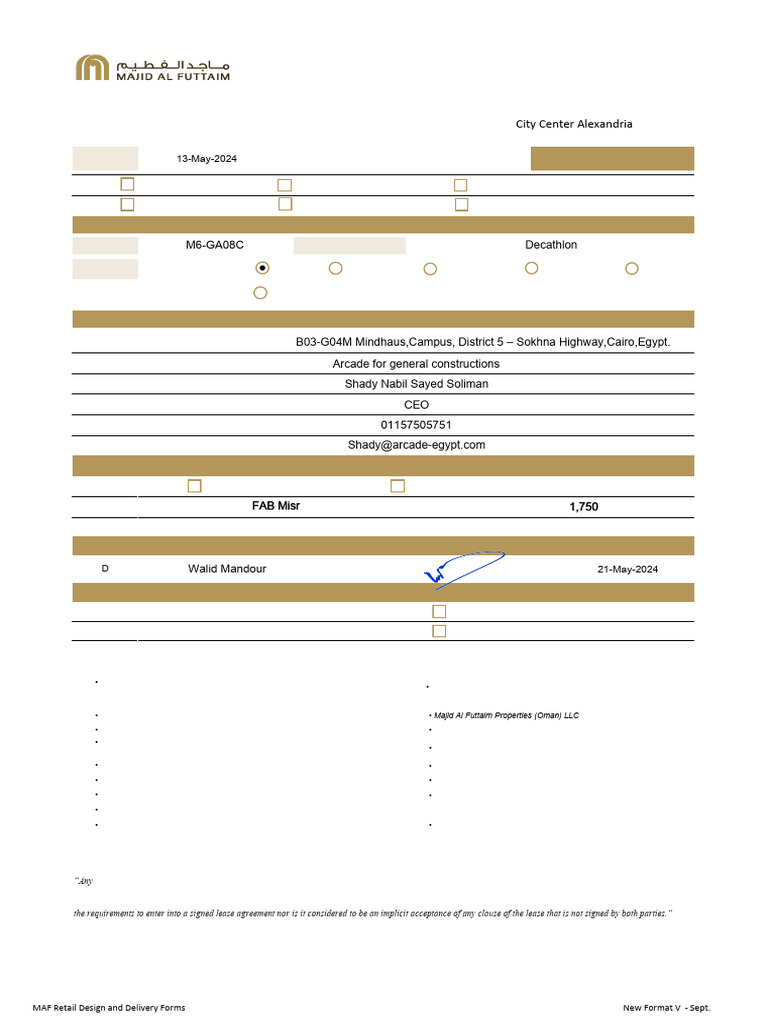 Decathlon Payment Details for Alexandria | PDF | Money