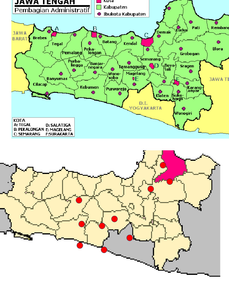 Materi Peta Jateng | PDF