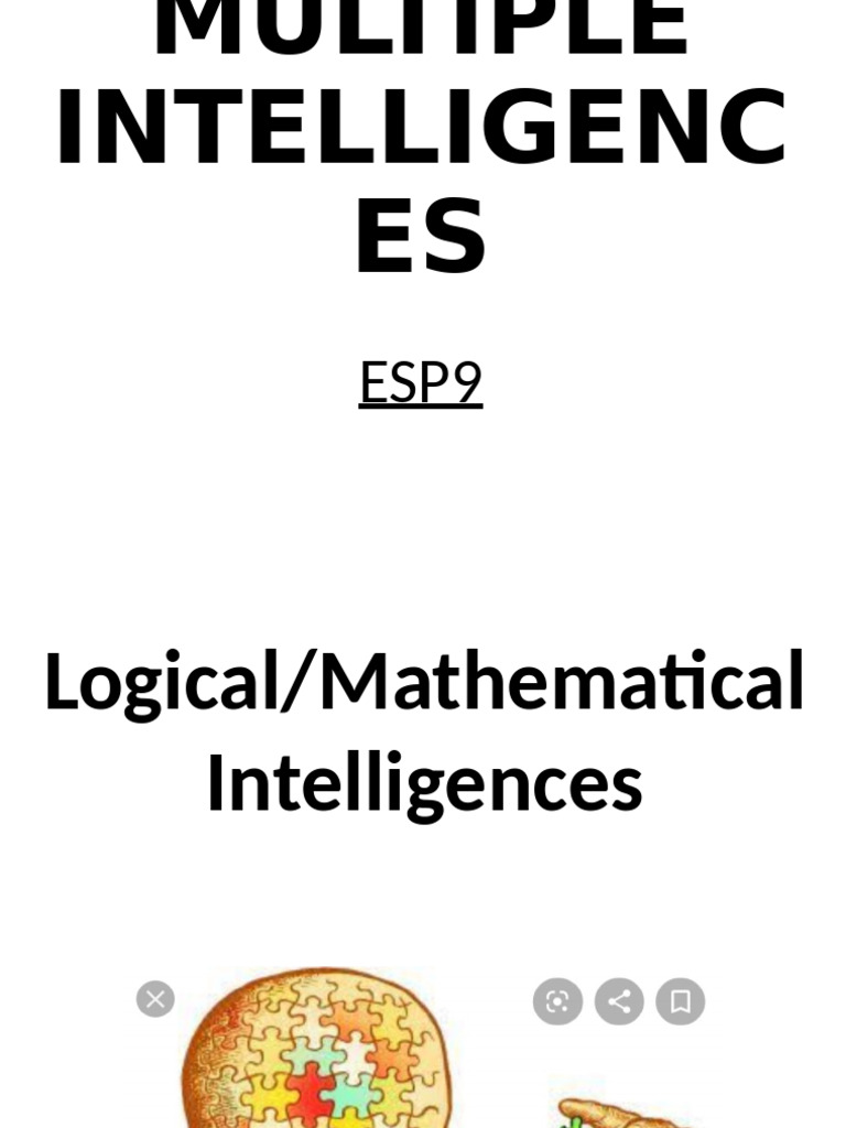 Multiple Intelligences | PDF