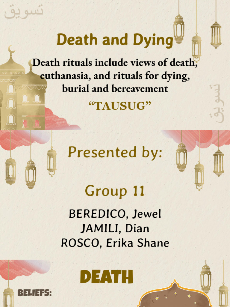 Tausug Death Rituals and Beliefs | PDF | Religious Belief And Doctrine