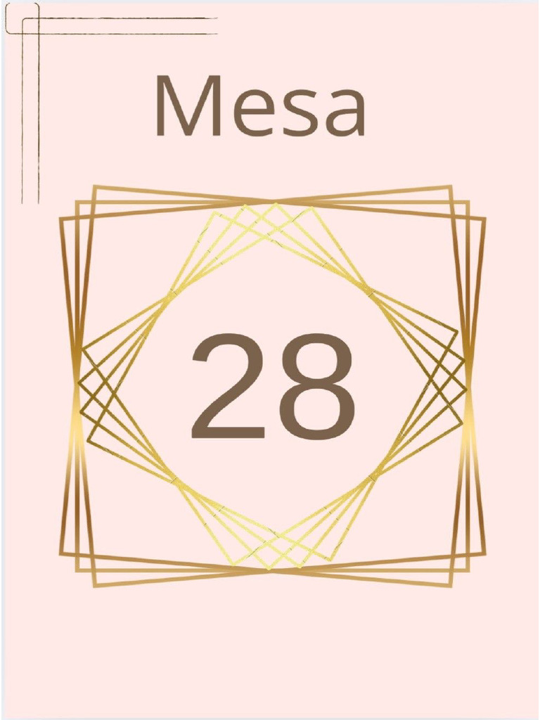 Número de Mesa.28 | PDF