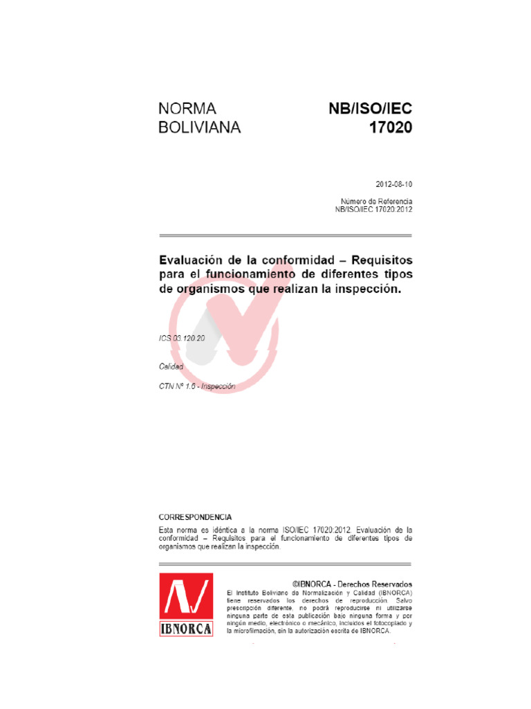 ISO 17020 | PDF