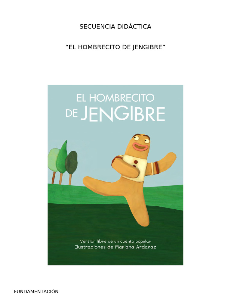 Actividades de Comprensión: Hombrecito de Jengibre | PDF