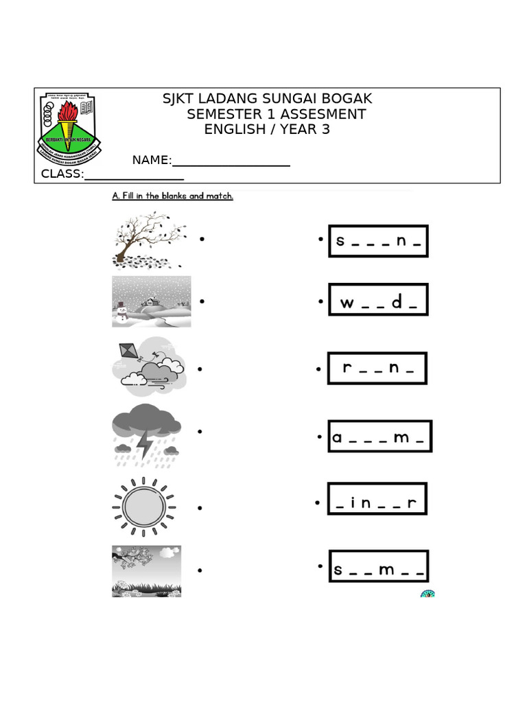 Year 3 English Assessment Guide | PDF