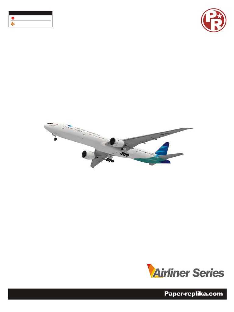 Boeing 777-300ER Model Assembly Guide | PDF | Malaysia Airlines Flight ...