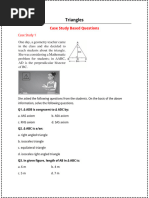 Case Study Questions 7th Class | PDF | Area | Length