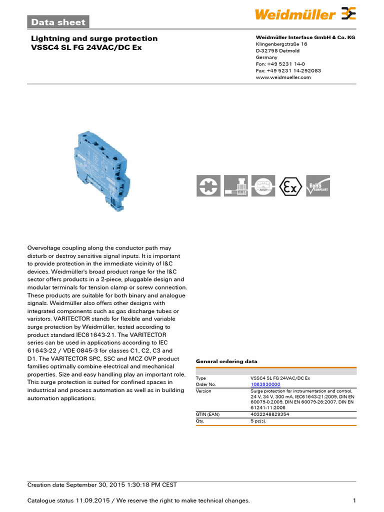 Surge Protection Pdf Electricity Manufactured Goods