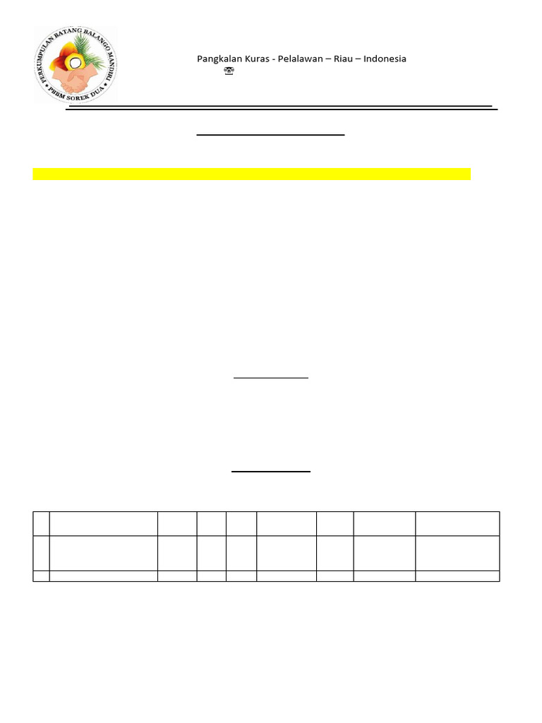 Draft SPK Tanaman Kacangan MB | PDF