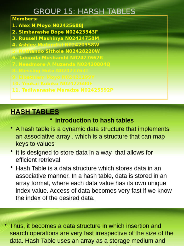 GROUP 15.Pptx Presentation | PDF | Computing | Algorithms