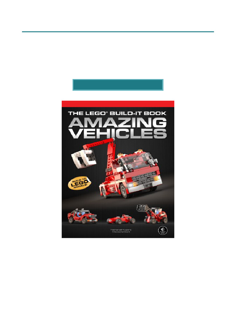 Take The LEGO Build It Book, Vol. 2 Amazing Vehicles Full-Feature ...