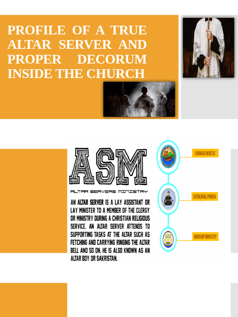 Altar Server Roles and Church Decorum | PDF