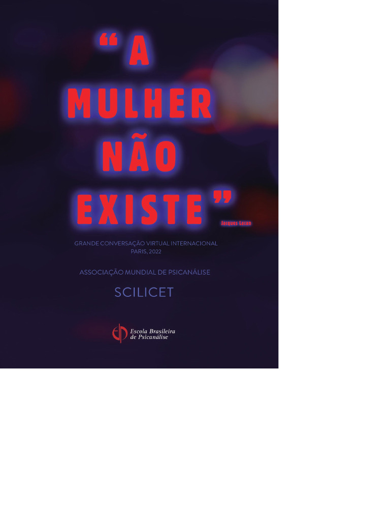 Scilicet - A Mulher Não Existe | PDF