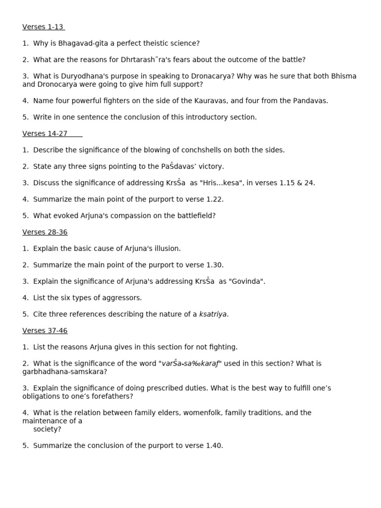 BG Chapter 01 Questions | PDF