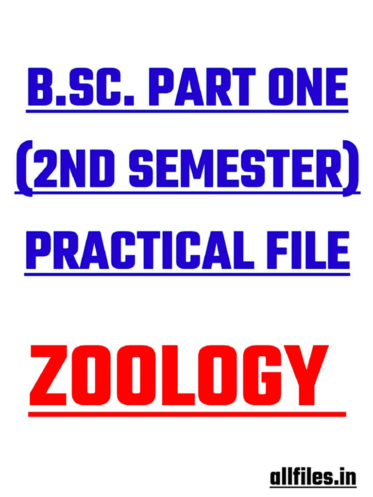 BSC 2ND Sem Zoology | PDF