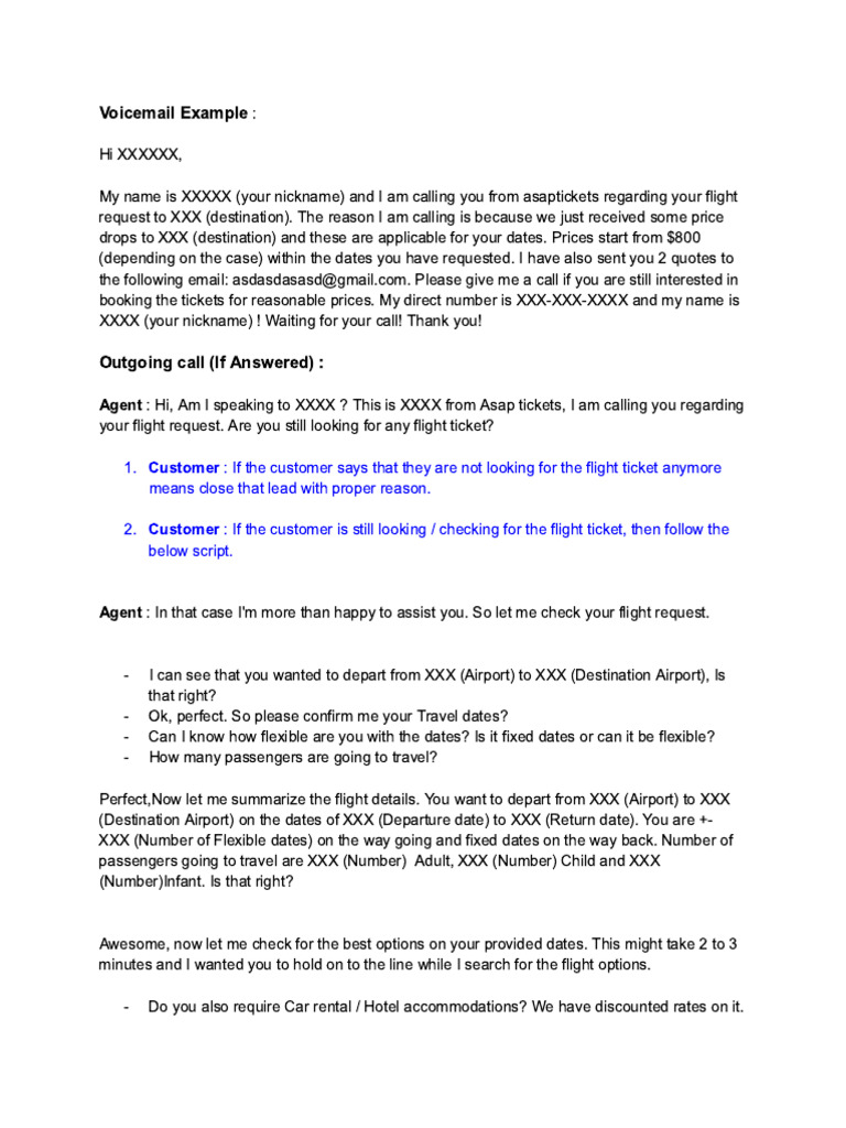 BQ Leads Script | PDF