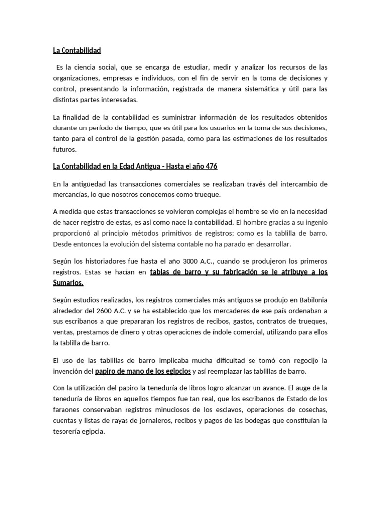 CONTABILIDAD EN LA EDAD ANTIGUA - copia | PDF | Contabilidad | Economias CONTABILIDAD EN LA EDAD ANTIGUA - copia | PDF | Contabilidad | Economias