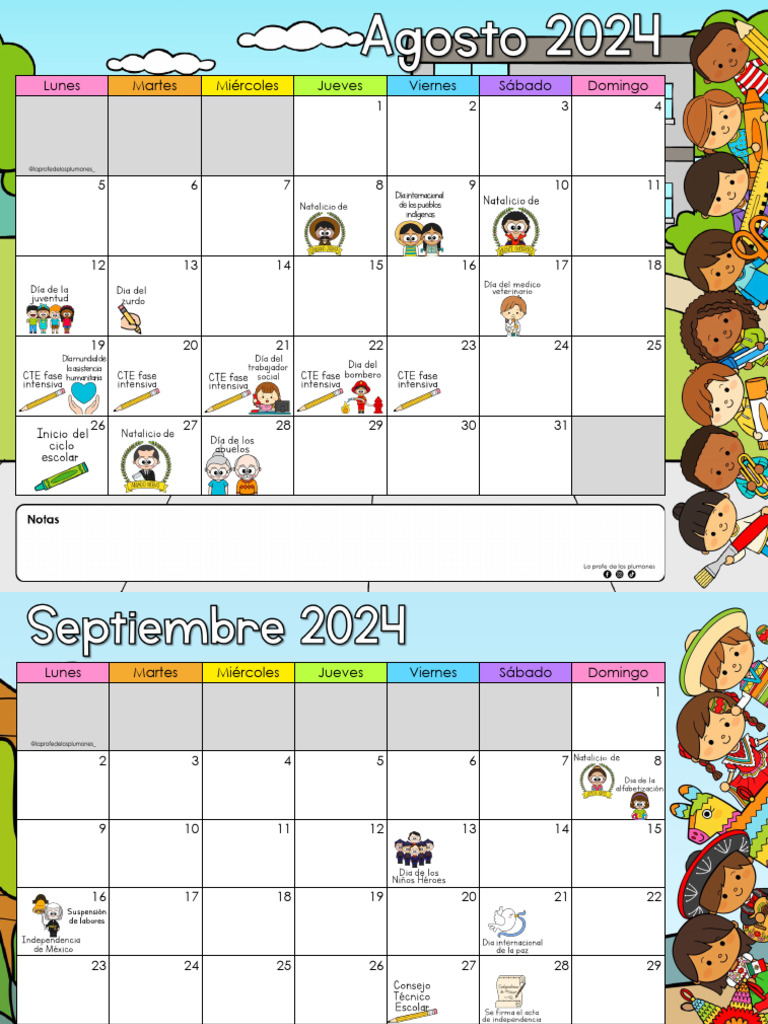 Calendario 24-25 | PDF | Calendario