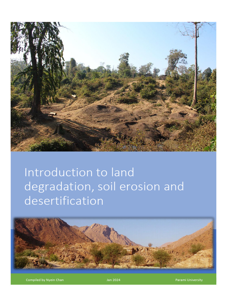 Land Degradation, Soil Erosion and Desertification in Myanmar - V1.0 ...