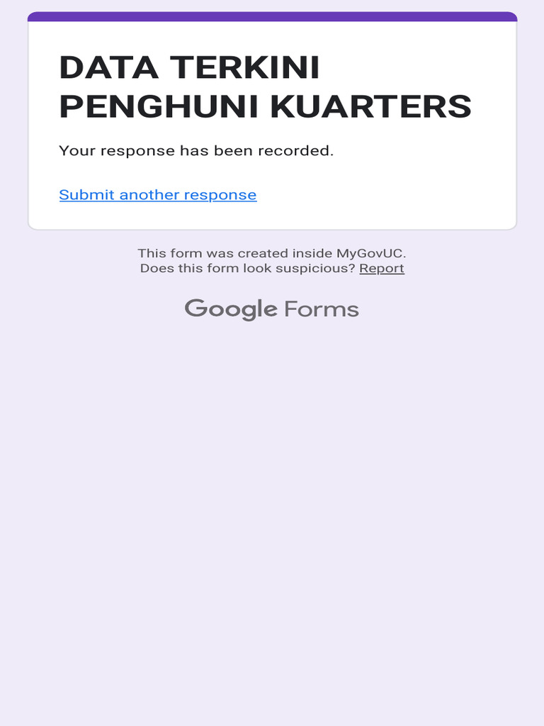 Data Terkini Penghuni Kuarters | PDF