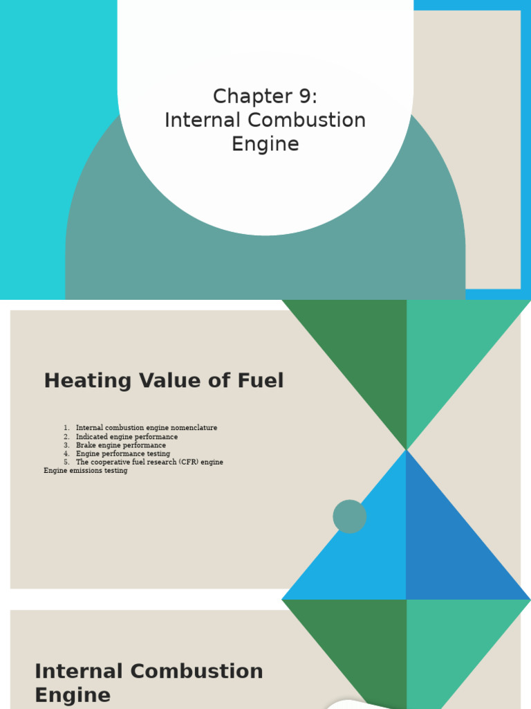 Chapter 9 - Combustion Engine Testing | PDF | Internal Combustion ...