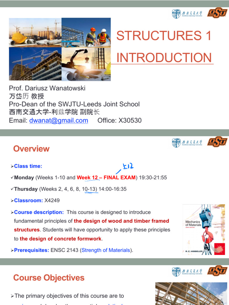 Wood and Timber Structures Course Guide | PDF | Concrete | Structural ...