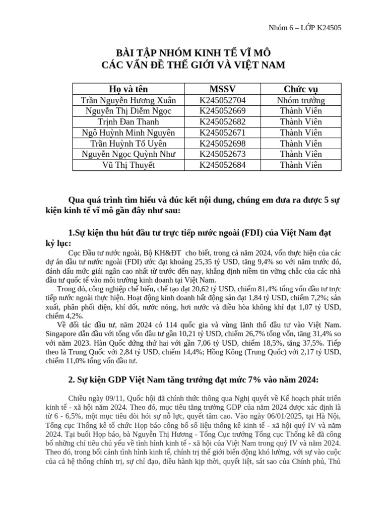 baitapchuong1_Nhom6 | PDF