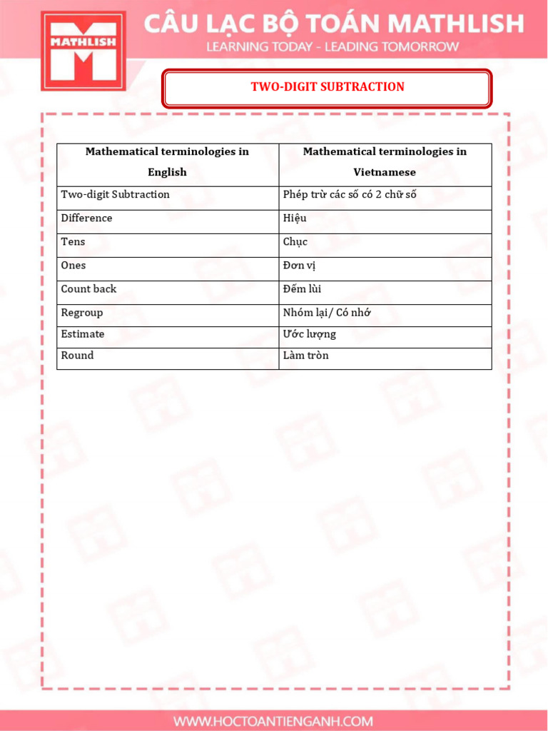 Grade 2 - Two-Digit Subtraction | PDF | Subtraction | Arithmetic