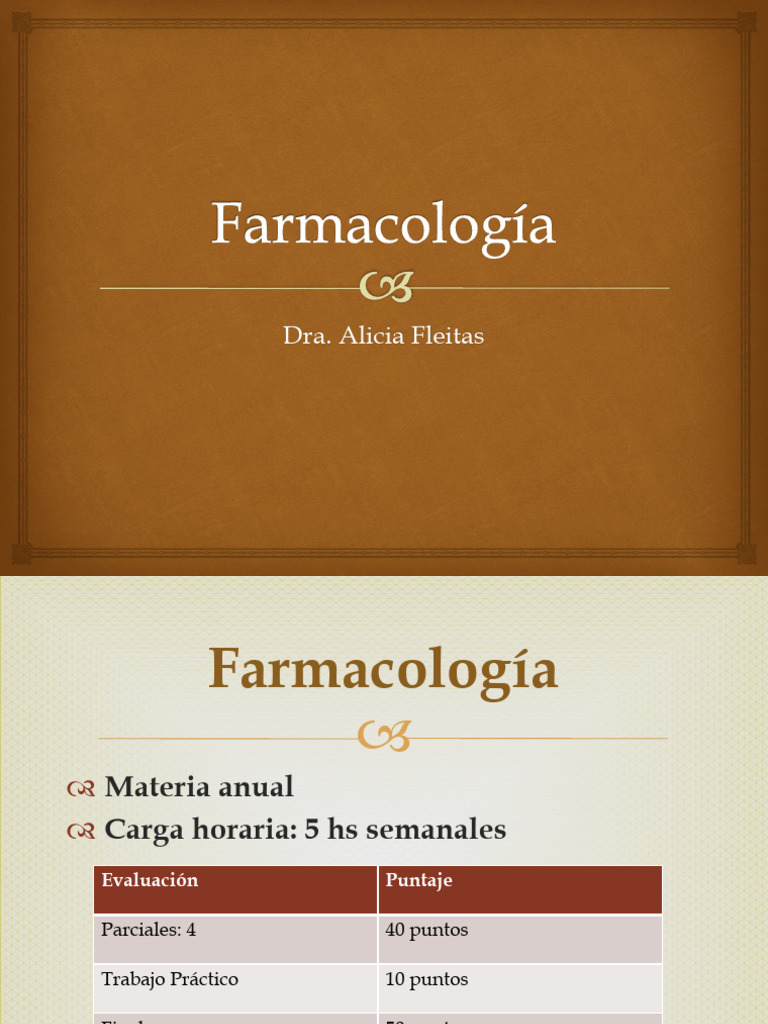 Farmaco Conceptos Generales | PDF | Farmacología | Medicamentos con receta