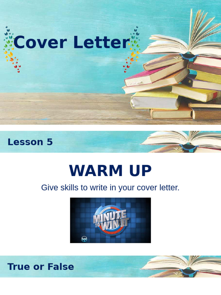 Essential Cover Letter Writing Tips | PDF