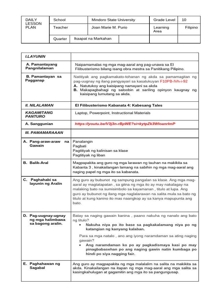 DEPED Kabanata 4 | PDF