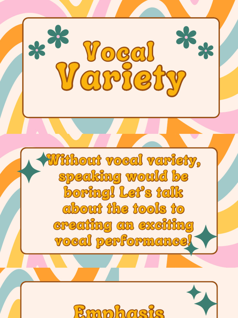 Vocal Variety | PDF