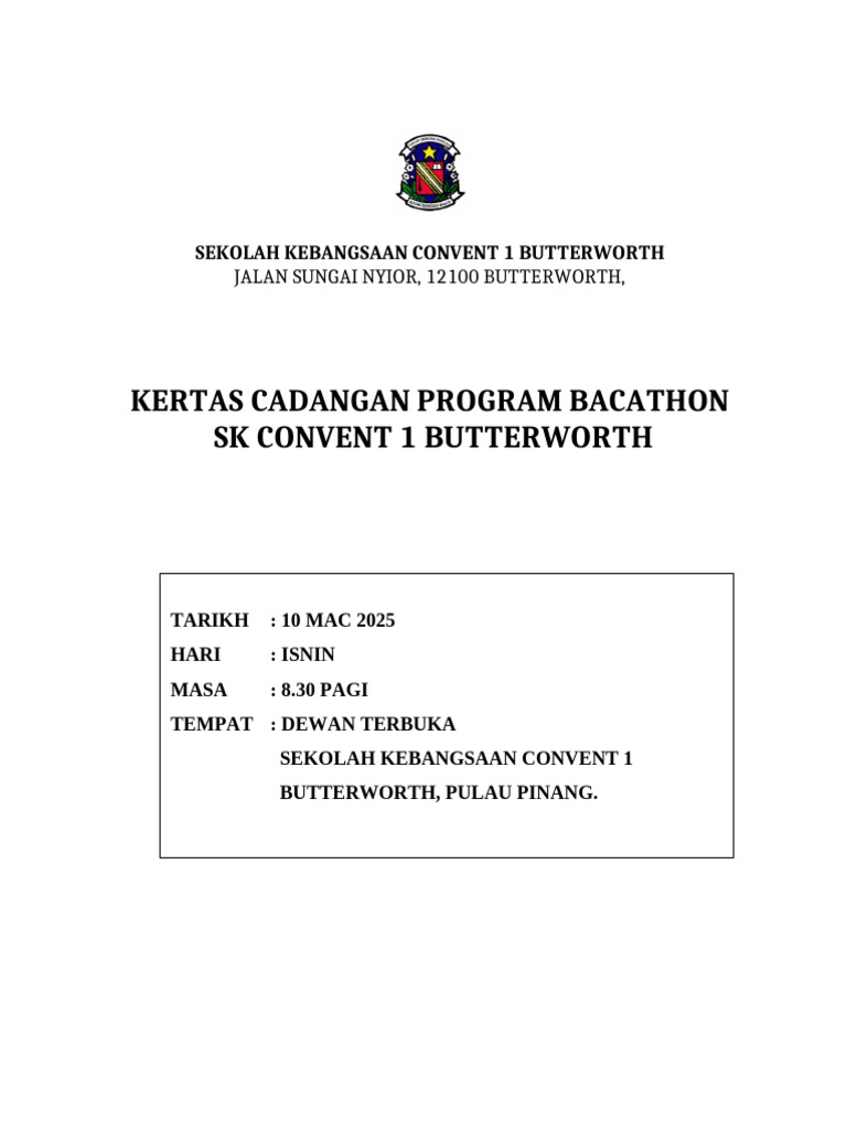 Kertas Kerja Bacathon 2018 | PDF