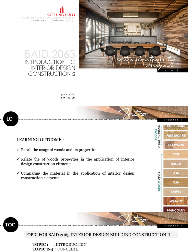 Wood Properties in Interior Design | PDF | Plywood | Wood