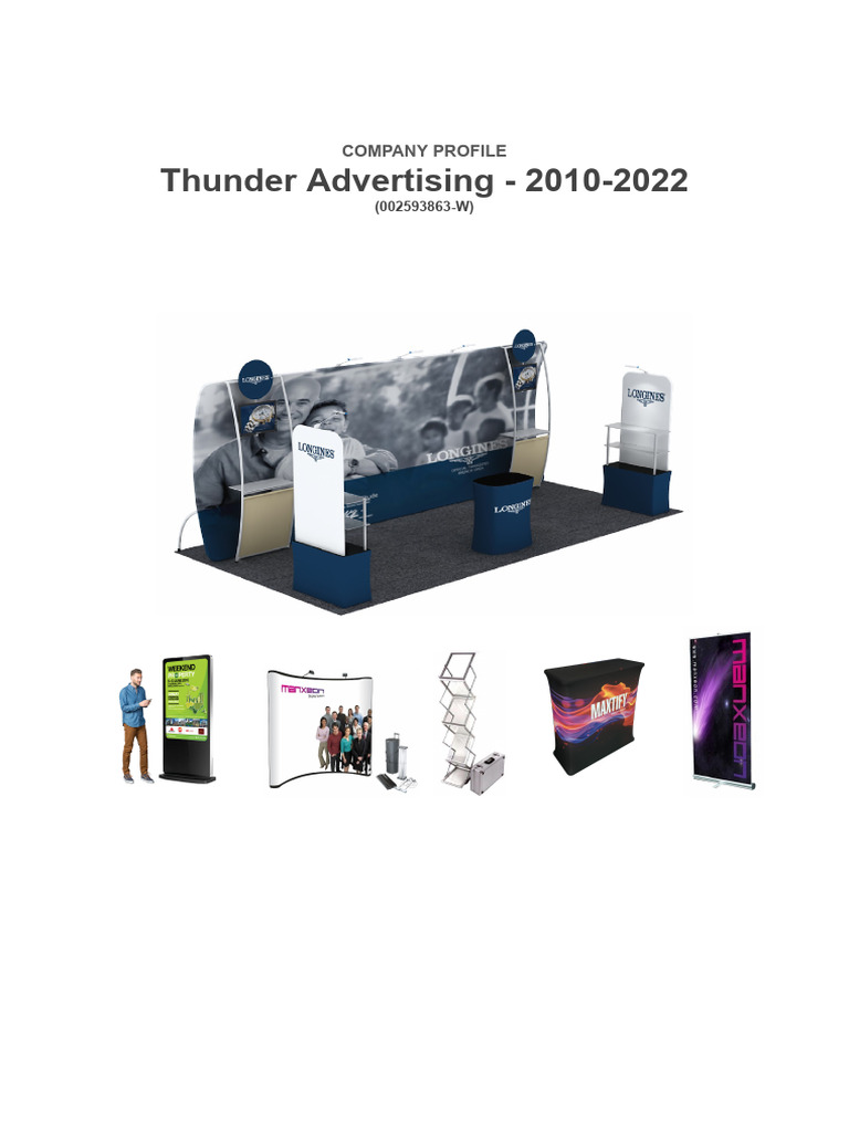 Thunder Advertising Company Profile | PDF | Business