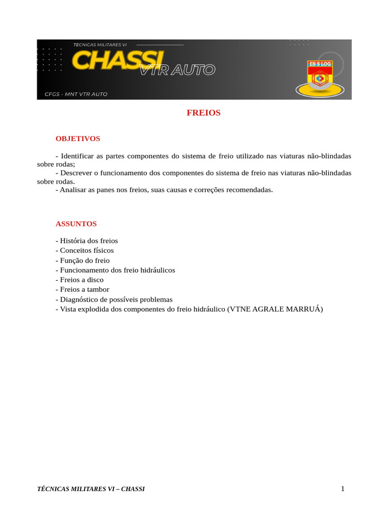 Freios A Disco e Freios A Tambor | PDF | Freio | Pistão