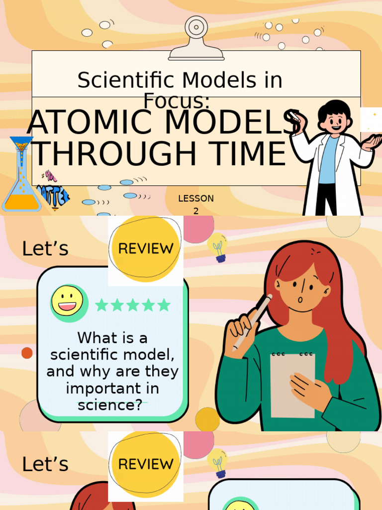 Evolution of Atomic Models Explained | PDF | Atoms | Electron