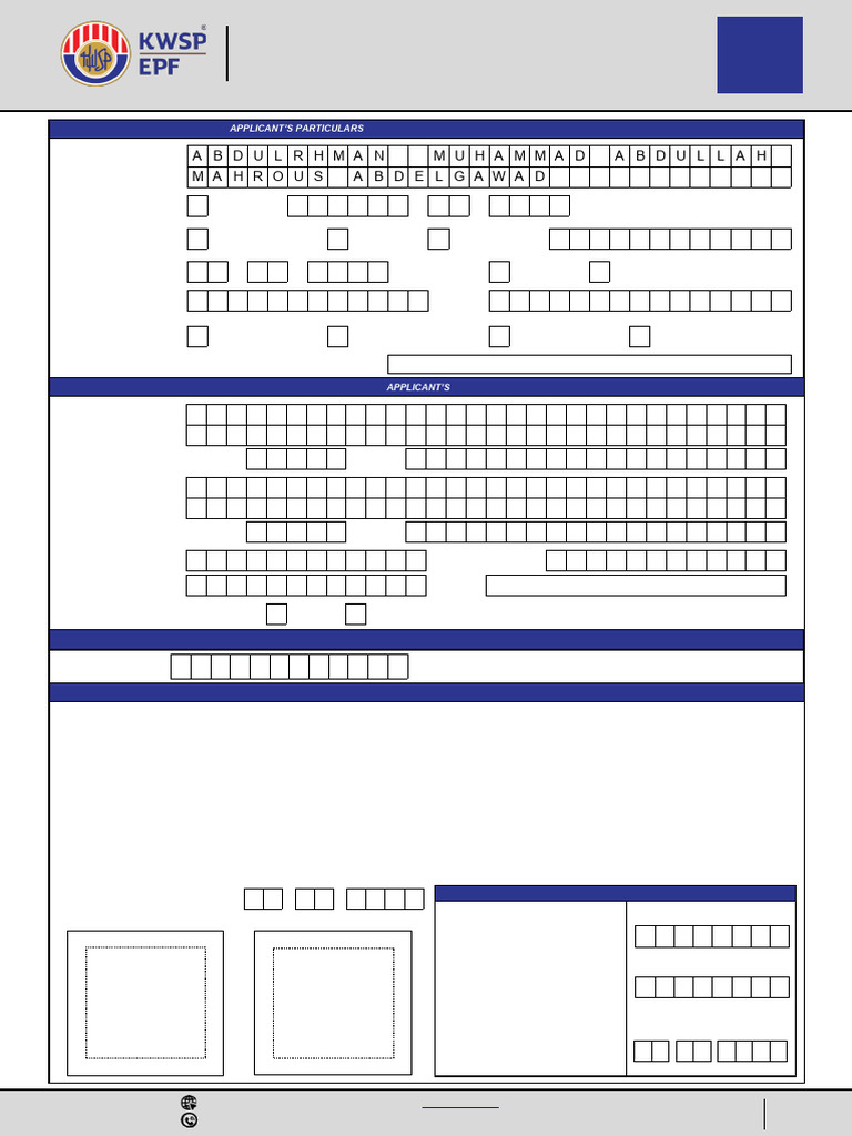 Form_KWSP_3_Daftar | PDF