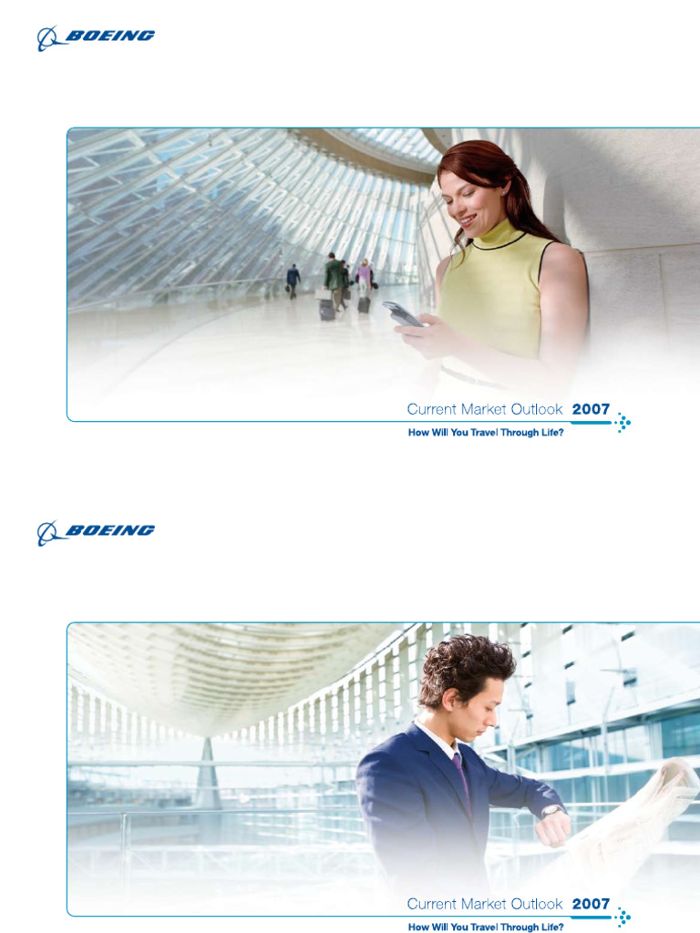 Boeing Current Market Outlook 2007 | PDF | Transport | Airlines
