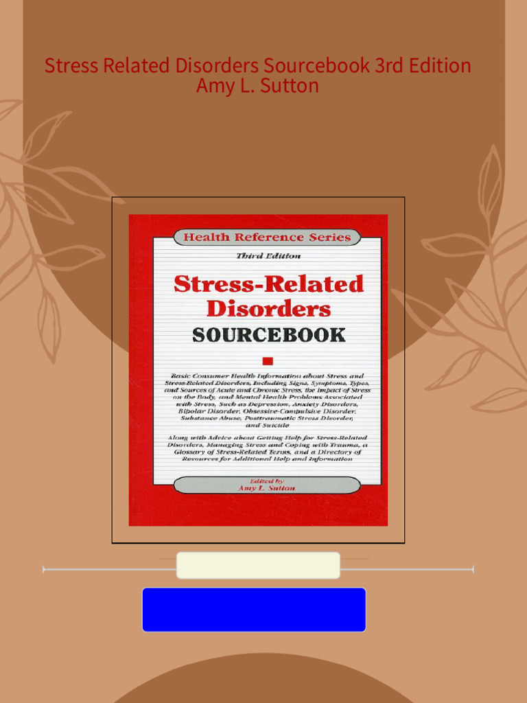 [Ebooks PDF] download Stress Related Disorders Sourcebook 3rd Edition ...