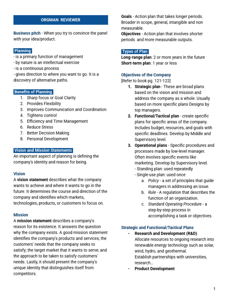OrgMan Reviewer | PDF | Human Resources | Business