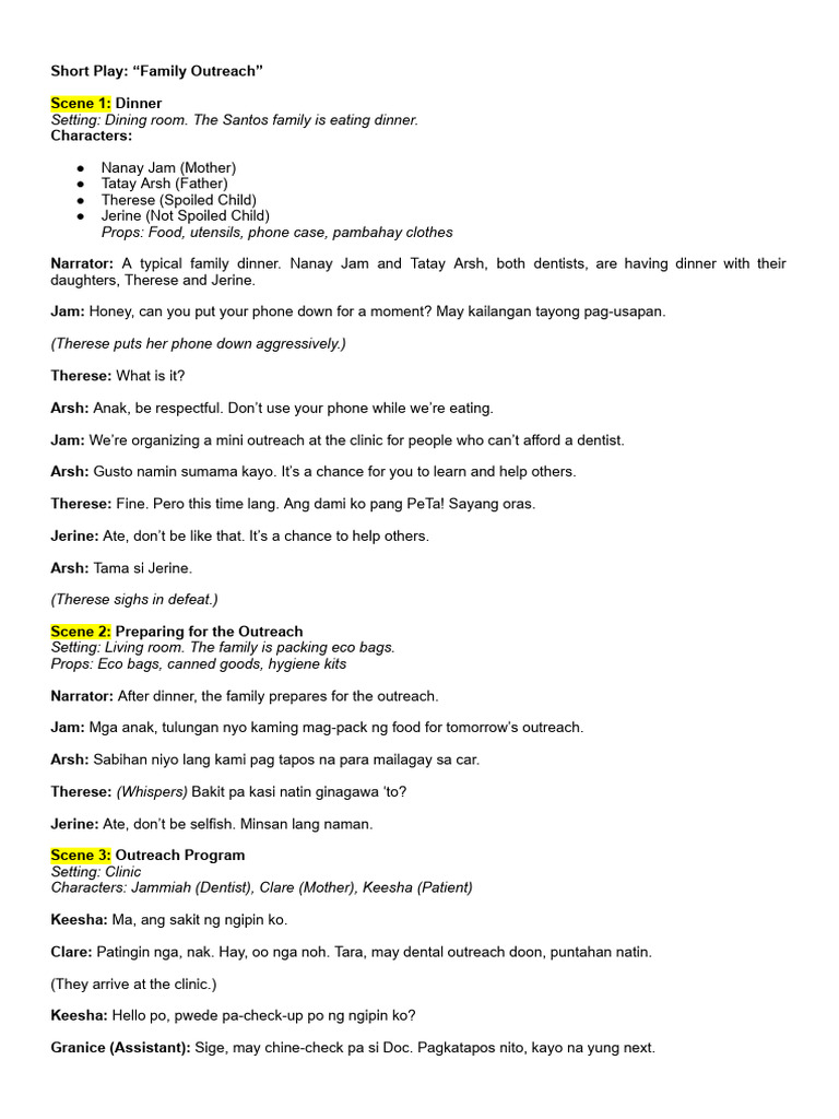 Script Outreach Theo2 | PDF