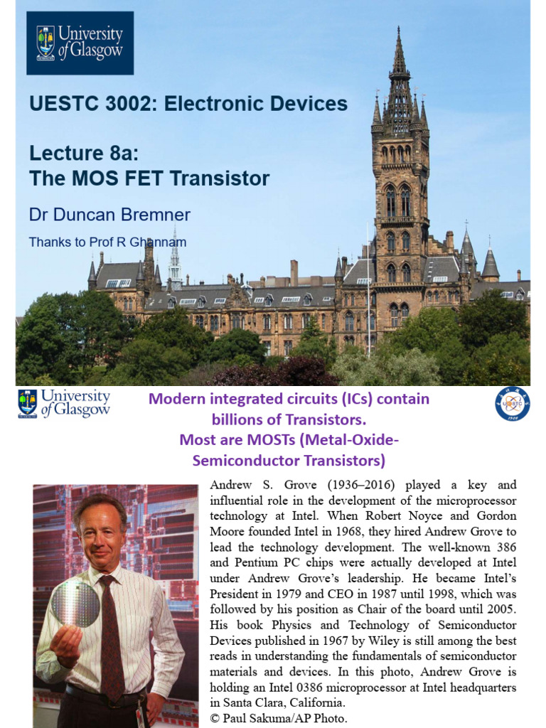 Lecture - 7 The MOSFET Device | PDF | Mosfet | Field Effect Transistor