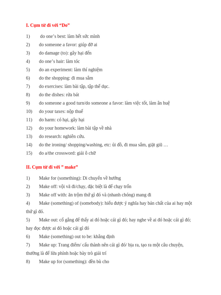 Tham KH o Do Make Take | PDF