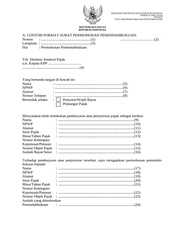 Form Pindah Buku batu | PDF