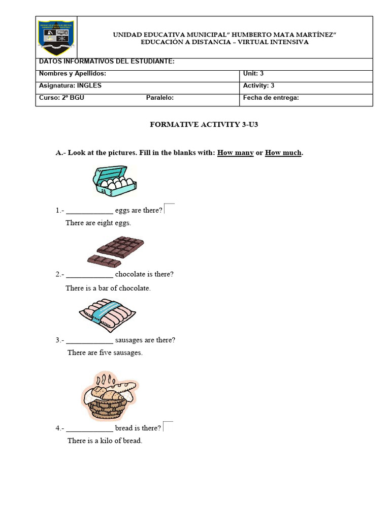 Formative Activity 3 - U3 | PDF