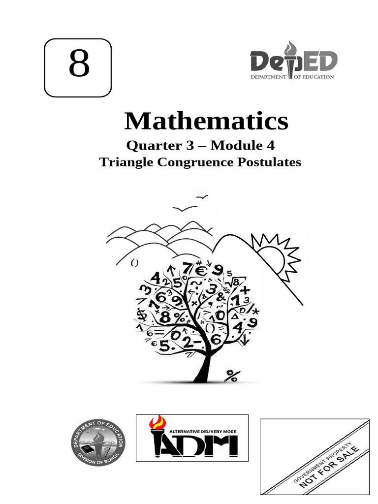 Math8_Q3_Module 4 (1) | PDF | Geometry | Classical Geometry